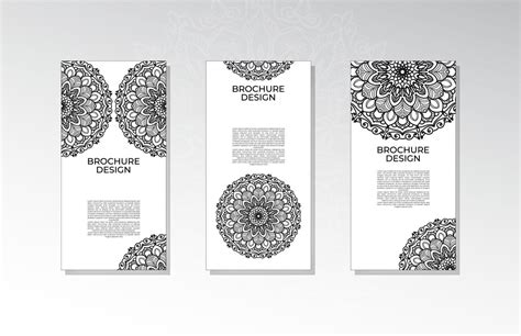 Folleto O Cartel Con Mandala Vector En Vecteezy