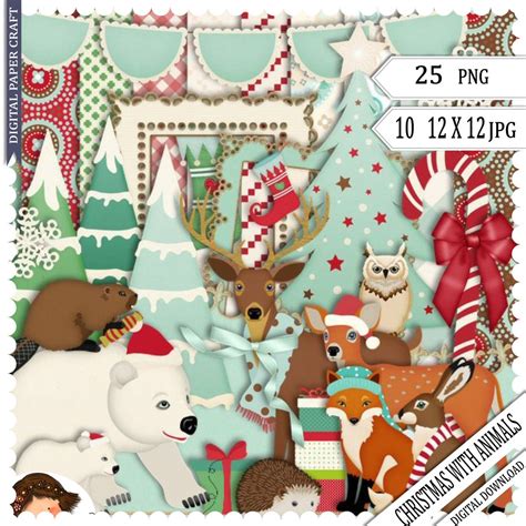 Christmas Angel Scrapbook Kit Digital Scrapbook Christmas