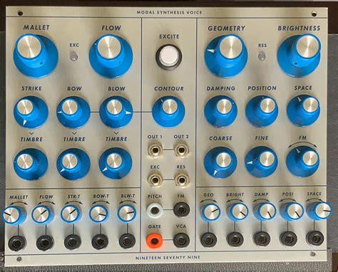 1979 Modal Synthesis Voice Buchla Elements 2020 Reverb