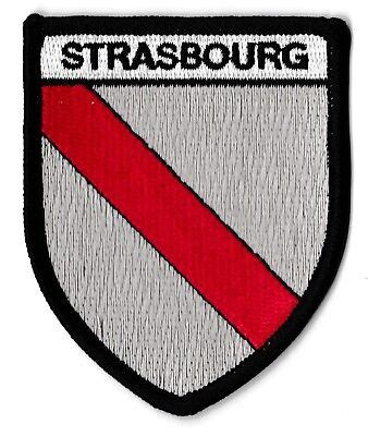 Patche Strasbourg écusson blason patch thermocollant armoirie Alsace