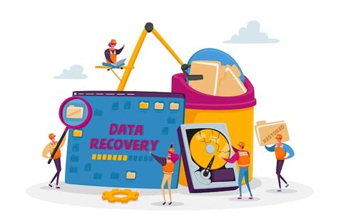 Premium Vector Data Recovery Service Backup And Protection Hardware