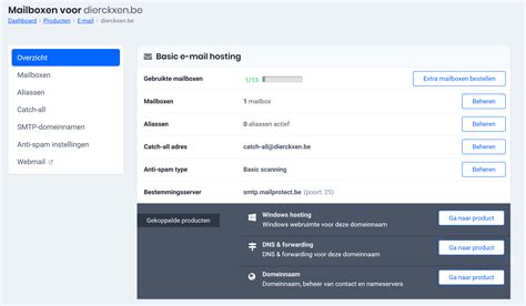 Maak Een Catch All Mailbox Aan Voor Je Basic Mailbox Combell Support