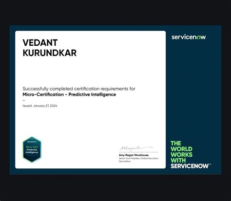 vedant kurundkar on linkedin servicenow predictiveintelligence