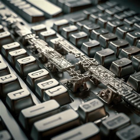 Premium Ai Image Photo Of A Detailed View Of A Computer Keyboard With