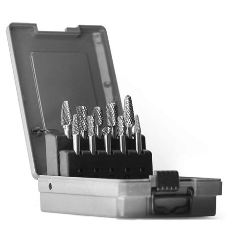 Carbide Burrs Set With 14shank Double Cut Solid Power Tools Tungsten