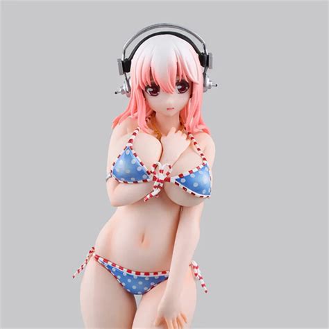 Action 28cm Anime Supersonico Figure Pvc 11 Bikini Swimsuit Super