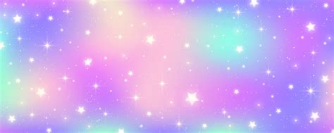 Rainbow Pastel Background Unicorn Sky Royalty Free Vector