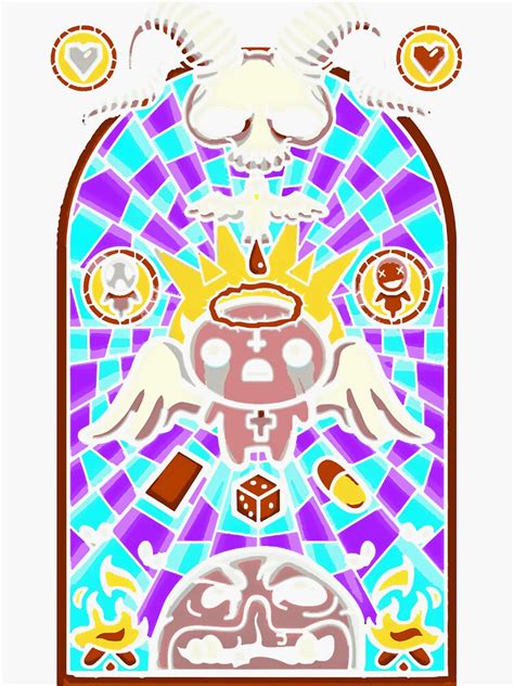 The Binding Of Isaac Sticker By MEDICALMARI Redbubble