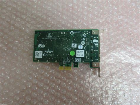 Dell Broadcom 5720 Dual Port Gigabit Pci E 2 0 X1 5gt S 10 100 1000 Nic