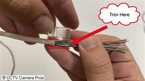 How To Crimp RJ45 Connectors On CAT5E Network Cable