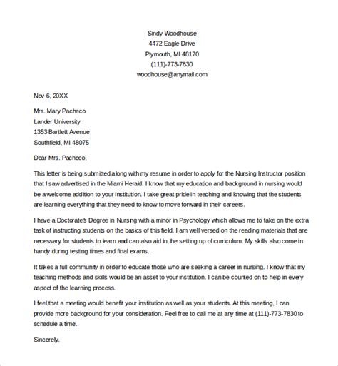 FREE 4 Sample Faculty Position Cover Letter Templates In PDF MS Word
