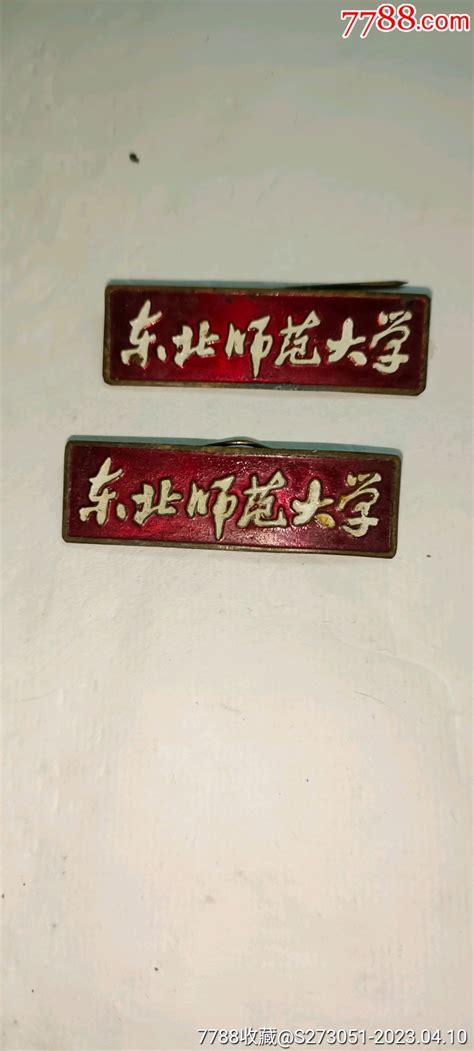 东北师范大学，两枚校徽毕业章纯旧货【7788收藏收藏热线】
