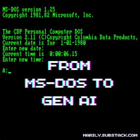 From MS DOS To Generative AI A New Era Of Work