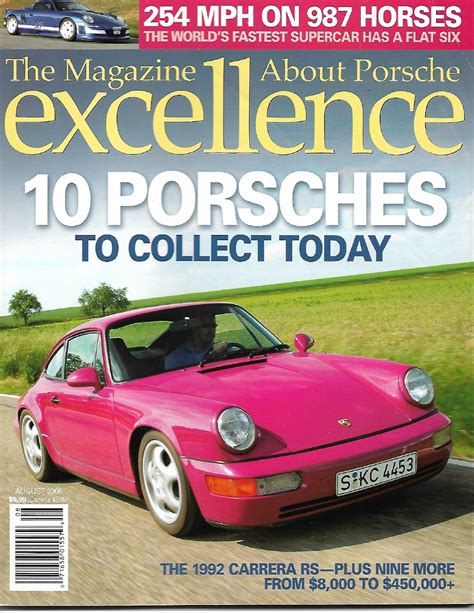 Excellence Porsche 2008 Aug 9ff Gt9 Ruf 993 Btr2 Carrera 356