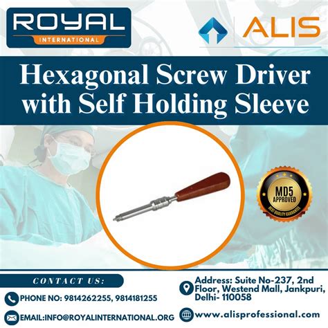 Hexagonal Screw Driver With Self Holding Sleeve At Rs 2500piece In