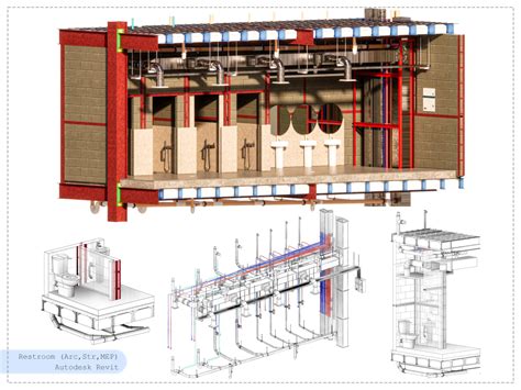 3d Bim Model With Technical 3d And 2d Details Of A Scene Lod 400 Upwork