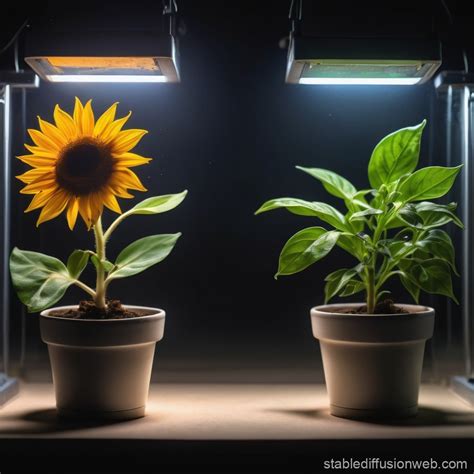 Comparative Experiment With Sunlight And Dark Conditions Stable