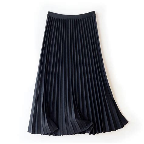 Woolen Pleated Skirt For Women In Fall And Winter Slim And Versatile