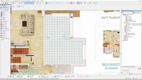 Как сделать отделку пола в архикаде 1 Дизайн дома 11 26 Youtube