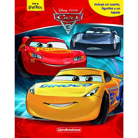 Cars 3 Libroaventuras Incluye Un Cuento Figuritas Y Un Tapete De 3
