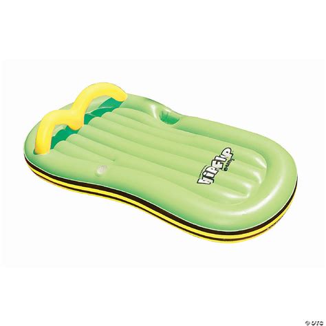 78 Inflatable Green Flip Flop Lounge Swimming Pool Float Oriental