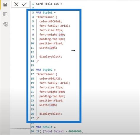 Custom Visual In Power Bi Learn How To Control Font Properties In Dax