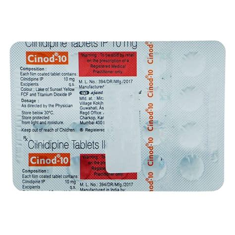 Cinod 10mg Tablet Uses Dosage And Side Effects