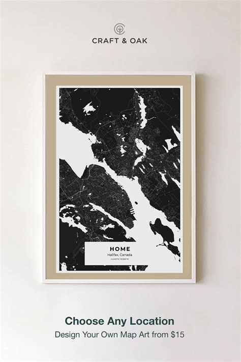 Create Your Own Custom Map Prints From 15 Choose Any Location Free