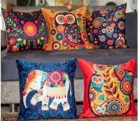 Polyester Window Curtains At ₹ 88piece Digital Print Cushion Cover