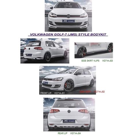 Volkswagen Golf Mk7 Tsi Jms Bodykit Body Kit Front Side Rear Skirt
