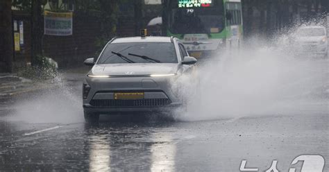 부천·동두천·연천·포천·가평 등 경기 호우주의보 확대