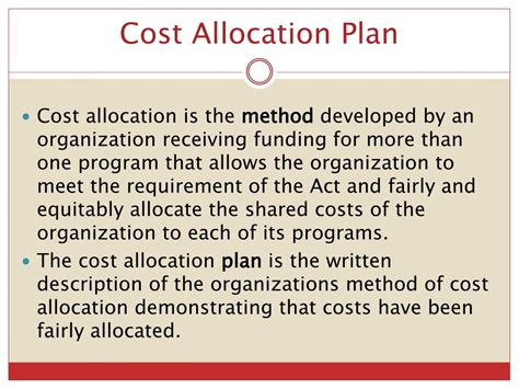PPT Practical Approaches To Cost Allocation PowerPoint Presentation Free Download ID