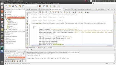 login jsp servlet database on netbeans youtube