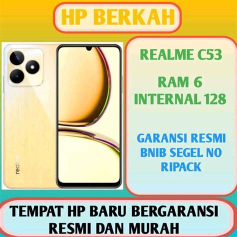 Jual Realme C53 6 128 Garansi Resmi Baru Di Seller Hp Berkah Tanggul