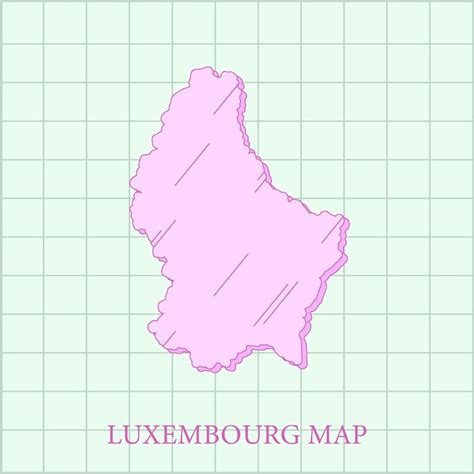 Premium Vector Vector Regions Map Of Luxembourg