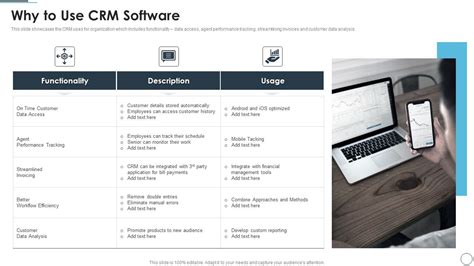 Crm Solutions Implementation Strategy Why To Use Crm Software Formats Pdf