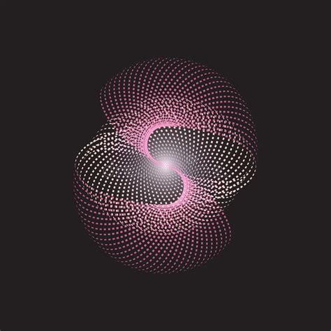 Dotted Spiral Vortex Spiral Effect Stock Illustration Illustration Of Contemporary Background