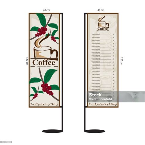 메뉴 커피숍 카페 레스토랑 템플릿 디자인 손 그리기 그래픽 0명에 대한 스톡 벡터 아트 및 기타 이미지 0명 개념 개념과 주제 Istock