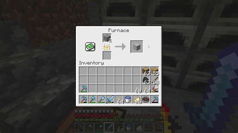 How To Make A Smooth Stone Slab Minecraft Youtube