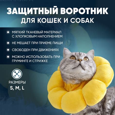 Воротник Для Кошек Мягкий купить на OZON по низкой цене