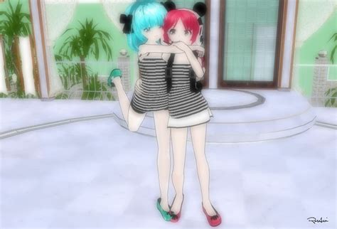 Mmd Sisterly Love By Roseberi On Deviantart
