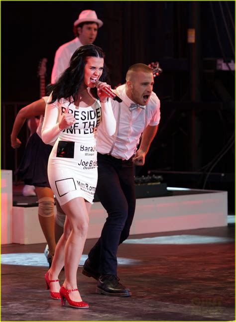 Katy Perry Voting Ballot Dress At Obama Rally Photo 2744574 Barack