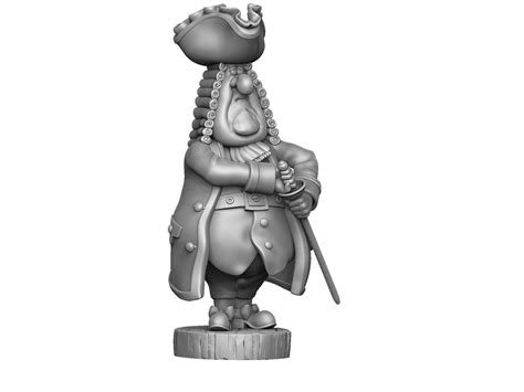 Squire John Trelawney 3d Model By Naeem32