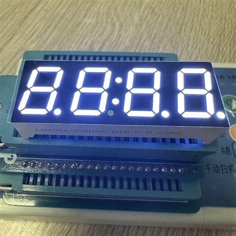 Ultra Bright White LED Clock Display Inch Digit Segment Common Anode For Digital Clock