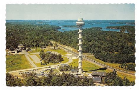 1000 Islands Skydeck 1960s Postcard Etsy