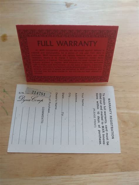 MXR Dyna Comp Script Logo Box ONLY With Original Warranty And Reverb