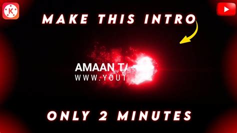 how to make text reveal animation intro in kinemaster intro kaise banaye kinemaster se youtube