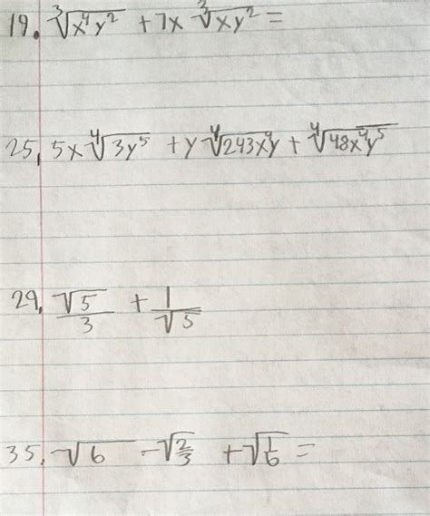 solved combine the following expressions assume any