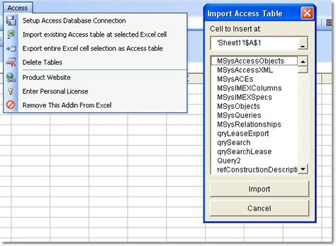 Excel Ms Access Import Export And Convert Software 70 Review And Download