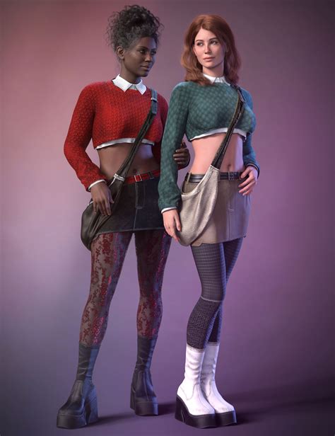 Dforce 春季服装纹理附加组件 Dforce Spring Outfit Texture Add On Dforce服装